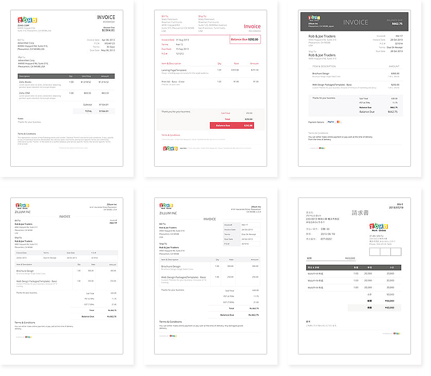 Free invoicing software for small businesses - Zoho Invoice