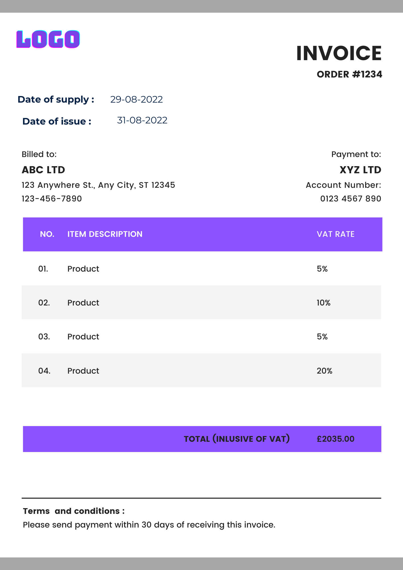 What Does Your Receipt Or Purchase VAT Invoice Need To Contain To Keep 