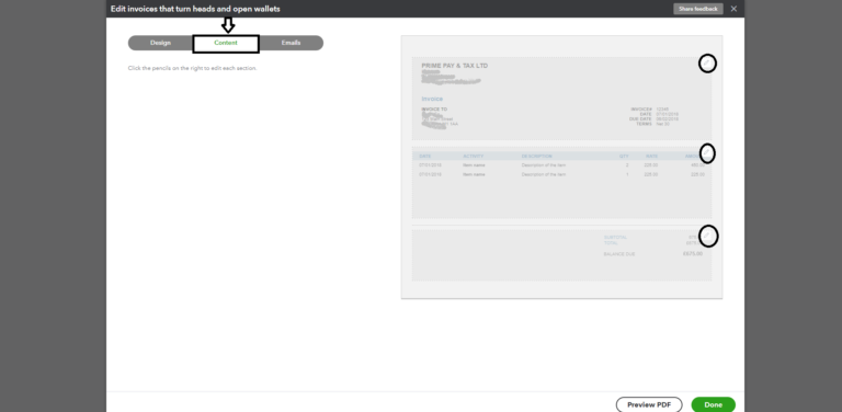 How to add bank details to your sales invoices in QuickBooks